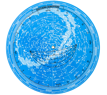 Detailed Revolving Star Chart - Online Star Register