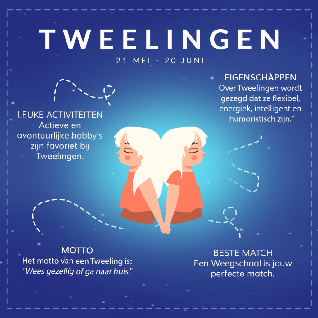 Alles over het sterrenbeeld Tweelingen - Online Star Register